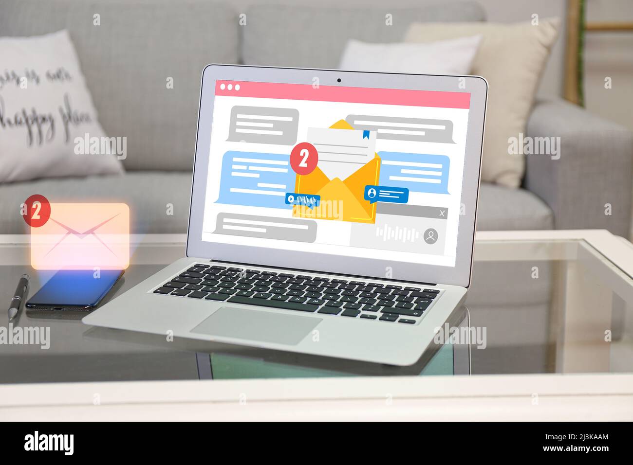 Unread messages hi-res stock photography and images - Alamy