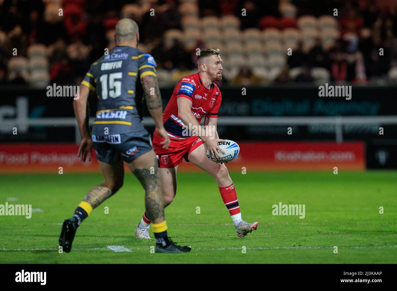 Rowan Milnes (21) of Hull KR in action during the game Stock Photo - Alamy
