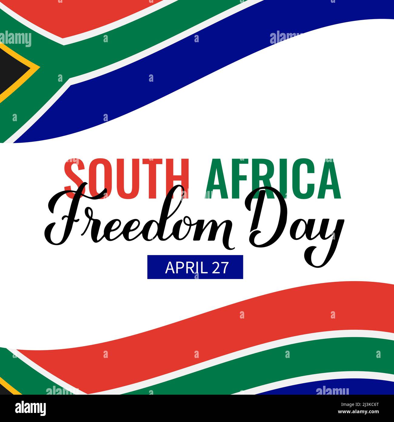South Africa Freedom Day typography poster. National holiday celebrate ...