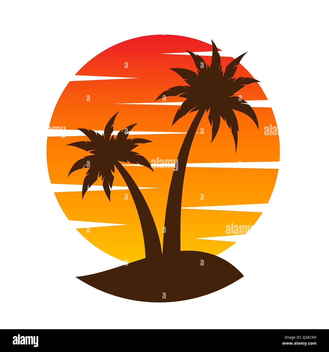 Signage palm tree Stock Vector Images - Alamy
