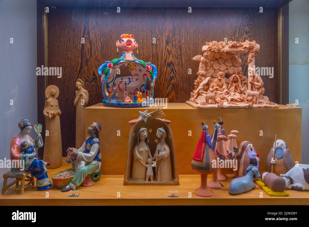 Evora, Portugal, June 15, 2021: Nativity scene representations inside ...