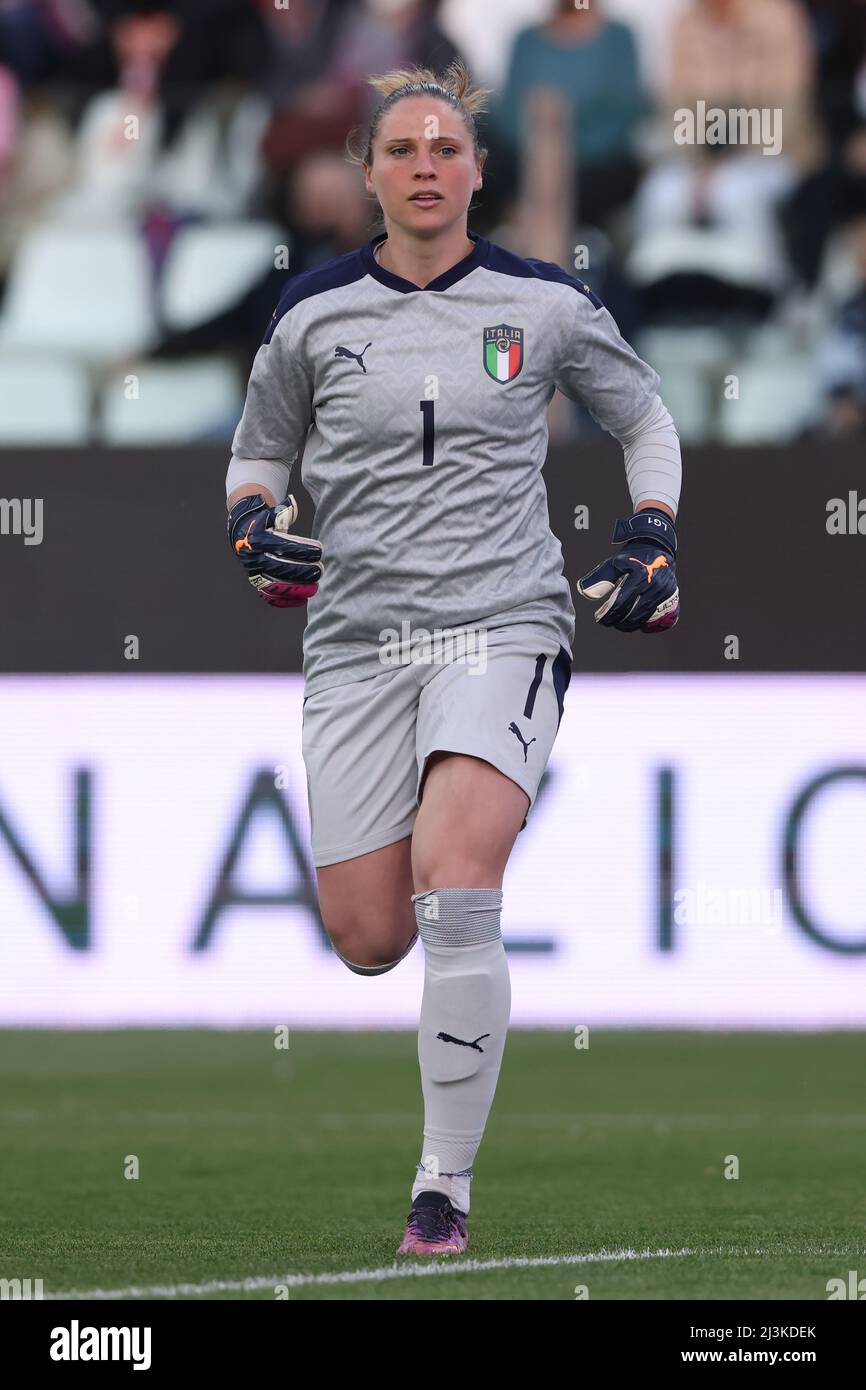 Parma, Italy, 8th April 2022. Laura Giuliani of Italy during the FIFA ...
