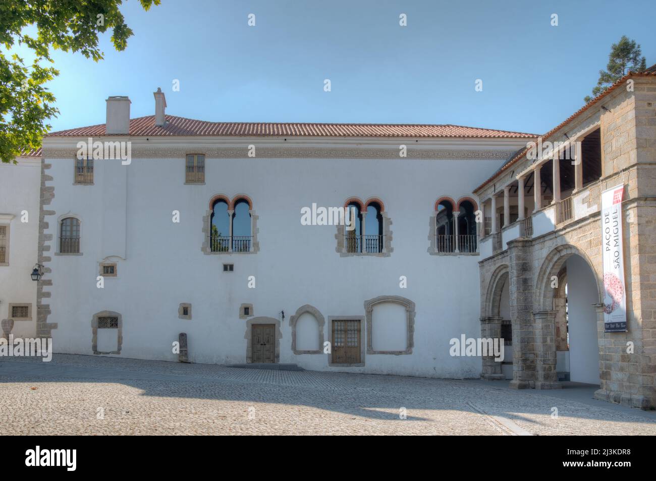 Evora, Portugal, June 14, 2021: Paco de Sao Miguel in Portuguese town ...
