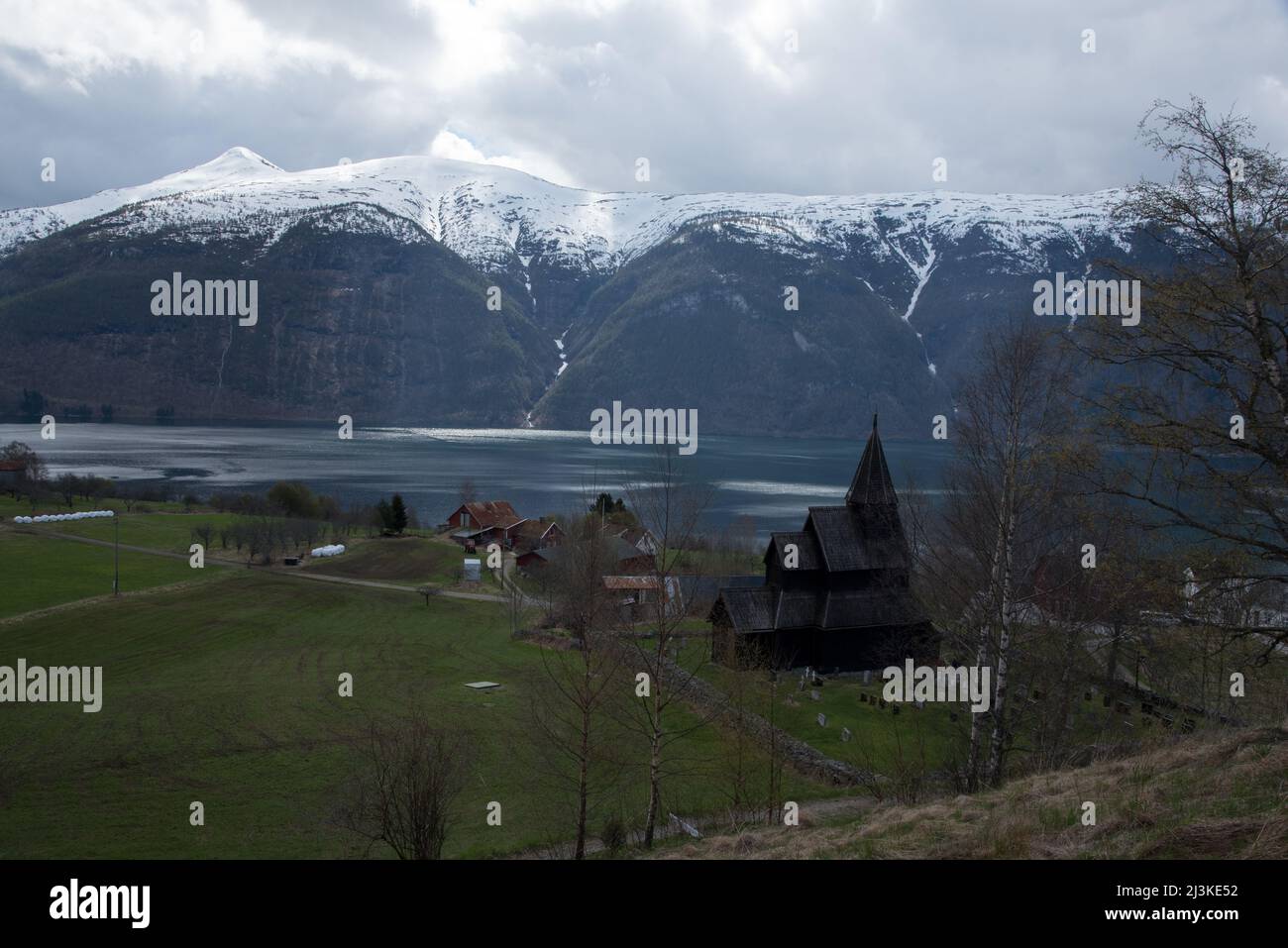 Urnes stave church was constructed around 1100 as a rural single-nave ...