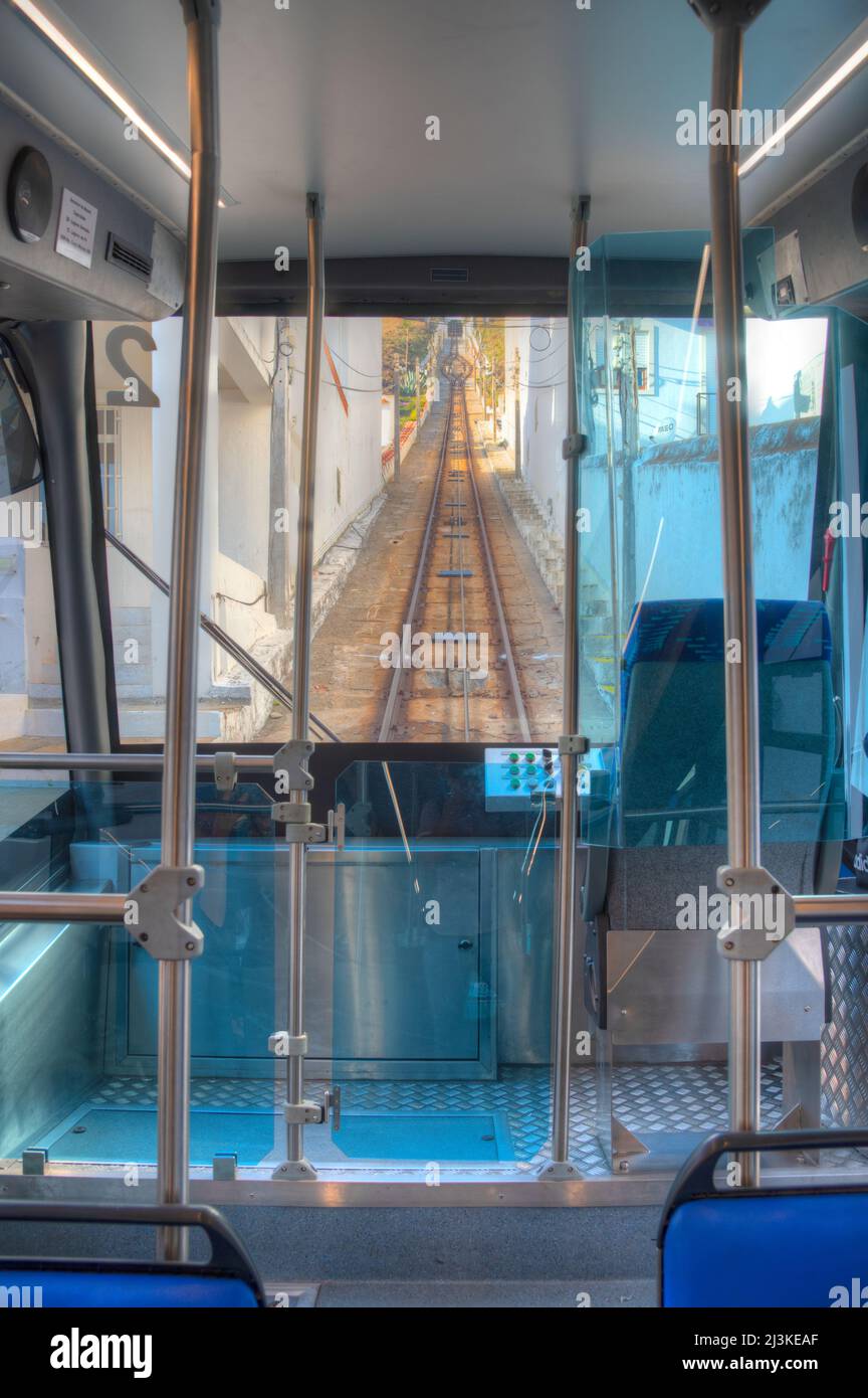 Funicular railway in nazare hi-res stock photography and images - Alamy