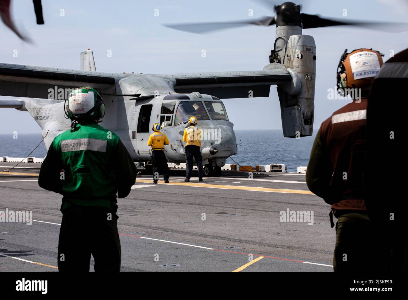 U.S. Marines with the Air Combat Element of the 22nd Marine ...