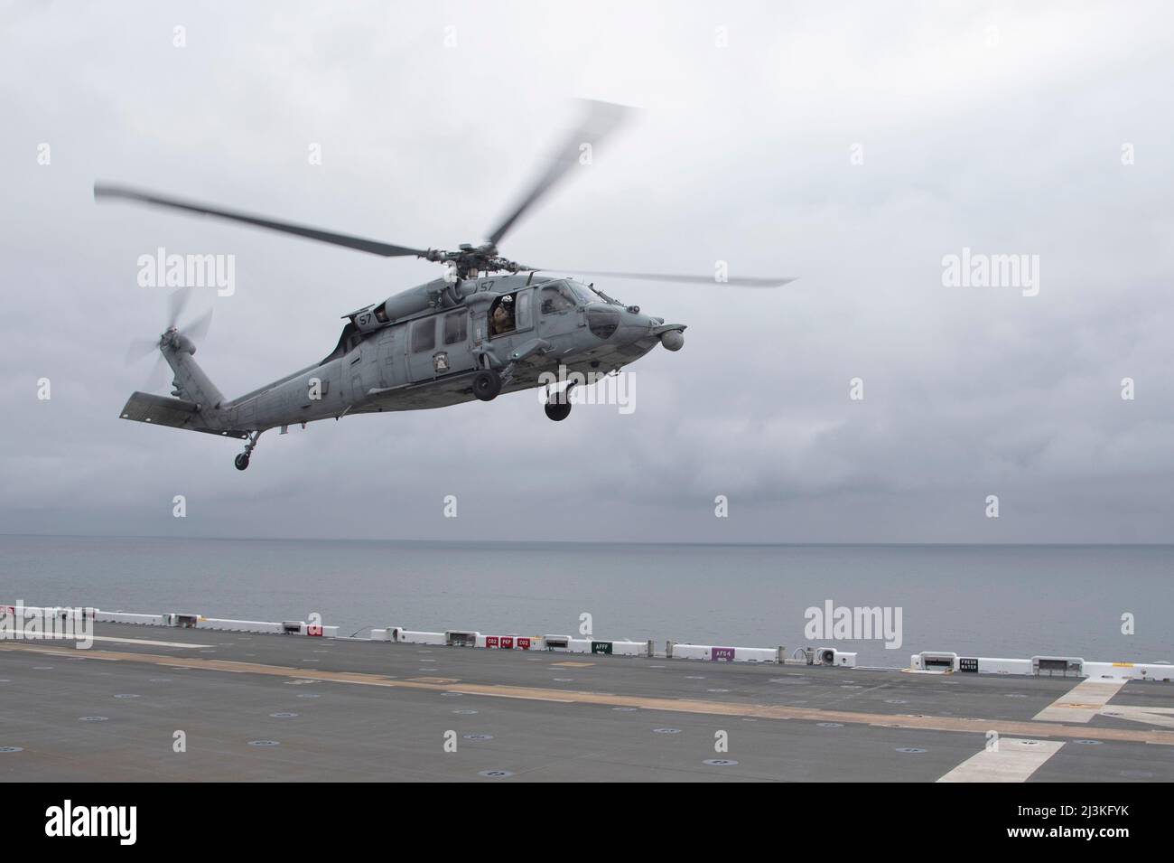 Commander of helicopter sea combat wing pacific hi-res stock ...