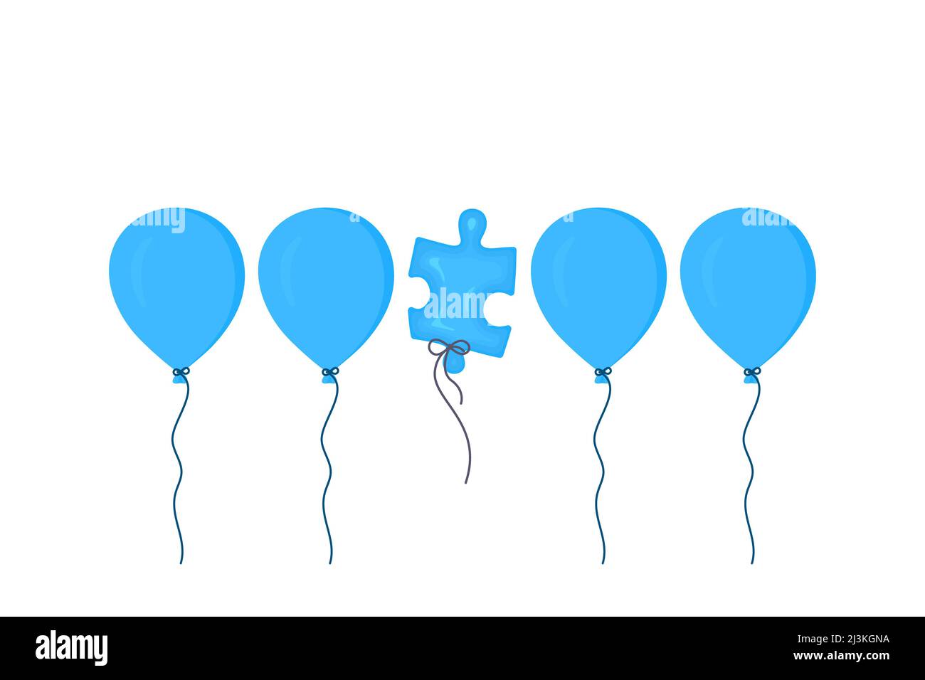 Autism awareness balloon hi-res stock photography and images - Alamy