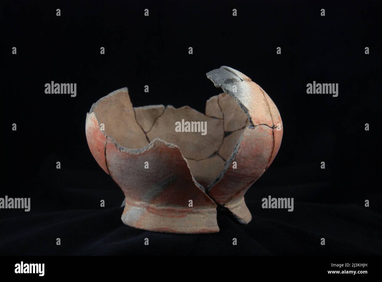 Pottery from pre-historic periods of Indonesia, used as burial gift ...