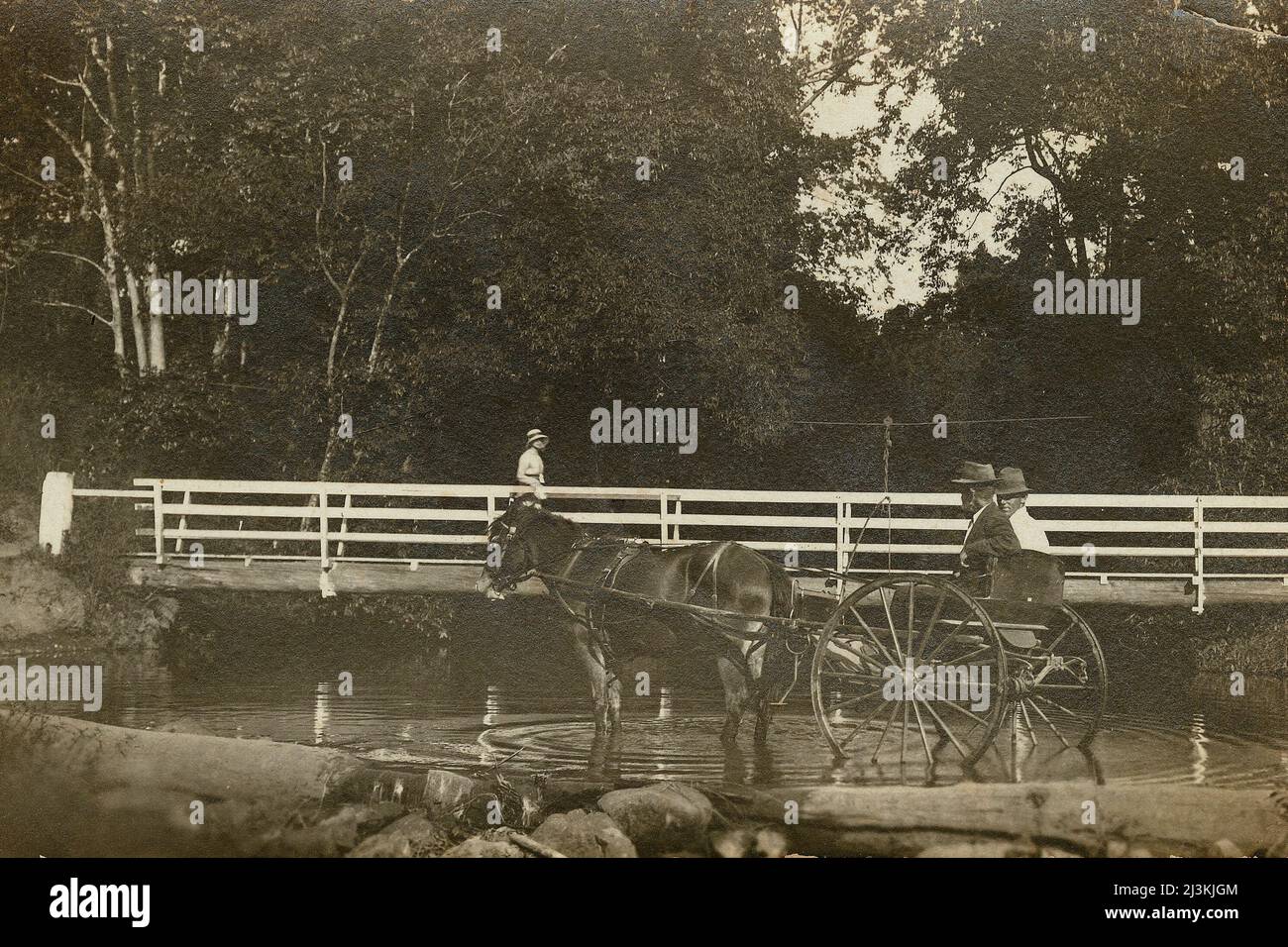 The river crossing at Uki, outside Murwillumbah, northern new south ...