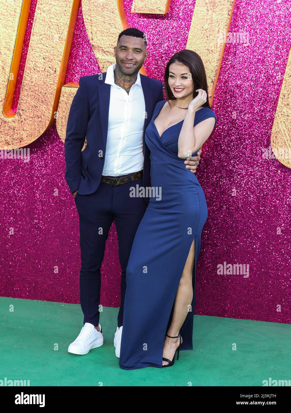 London, UK. 31st Mar, 2022. Jermaine Pennant and Jess Impiazzi attend ...