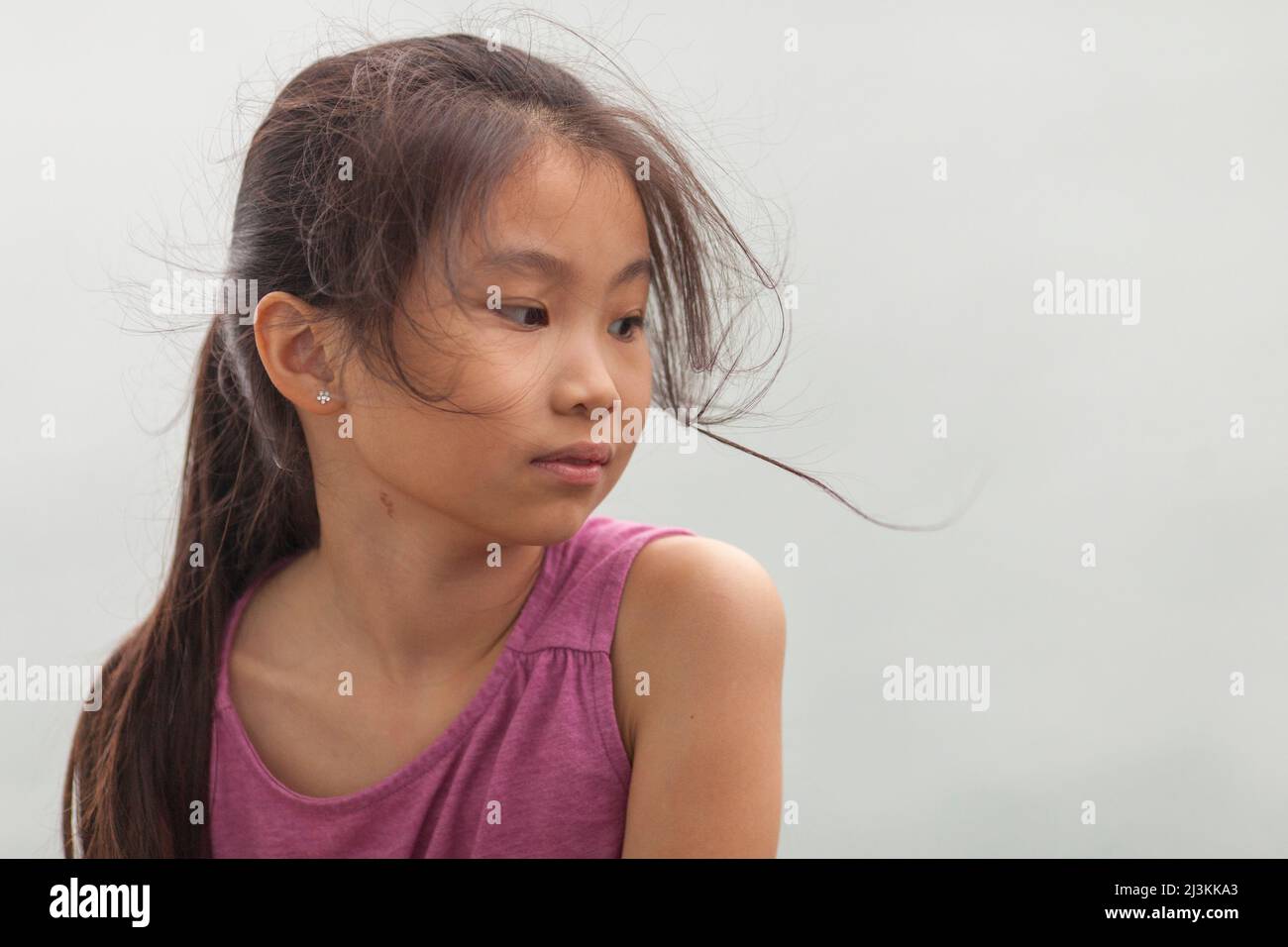 Windblown hair hi-res stock photography and images - Alamy