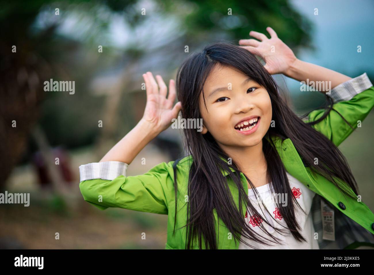 Funny gesture children hi-res stock photography and images - Alamy
