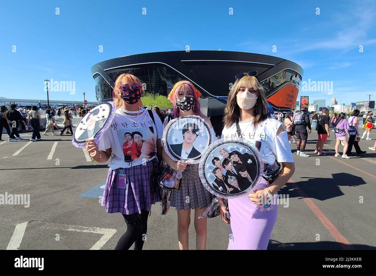South Korea. 09th Apr, 2022. 09th Apr, 2022. BTS fans at concert BTS ...