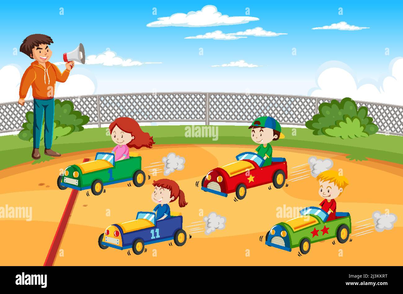 Kids in a school field trip illustration Stock Vector Image & Art - Alamy