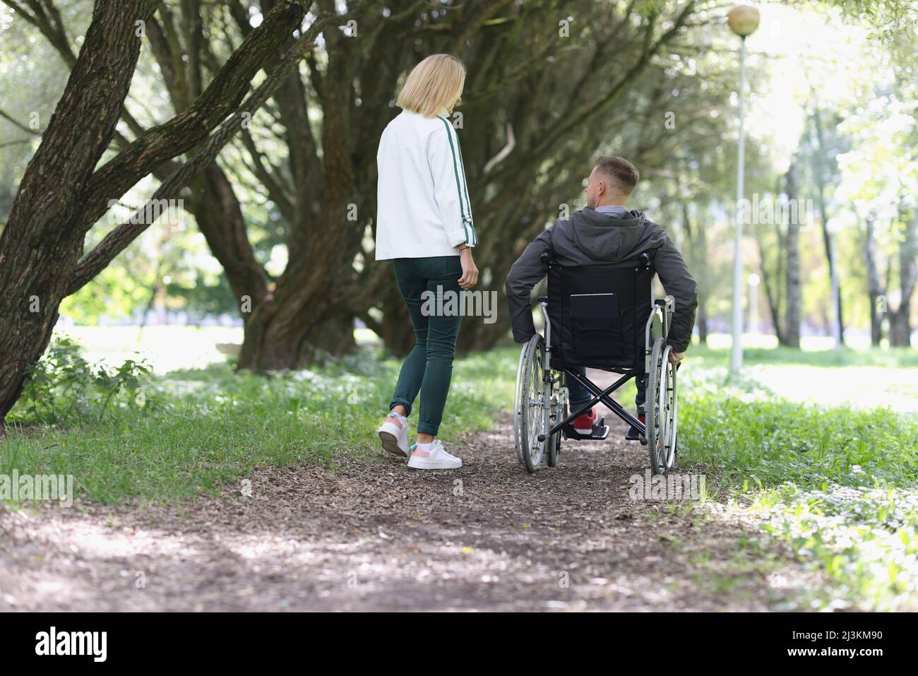 Wheelchair friendly walk hi-res stock photography and images - Alamy