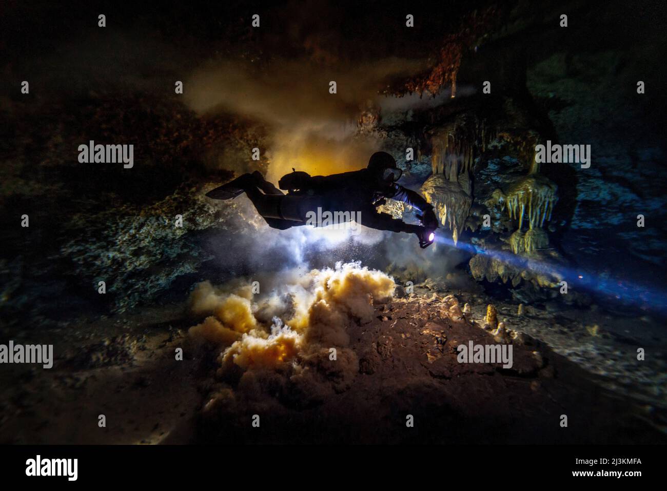 Even the bubbles you make while cave diving can release a great deal of ...