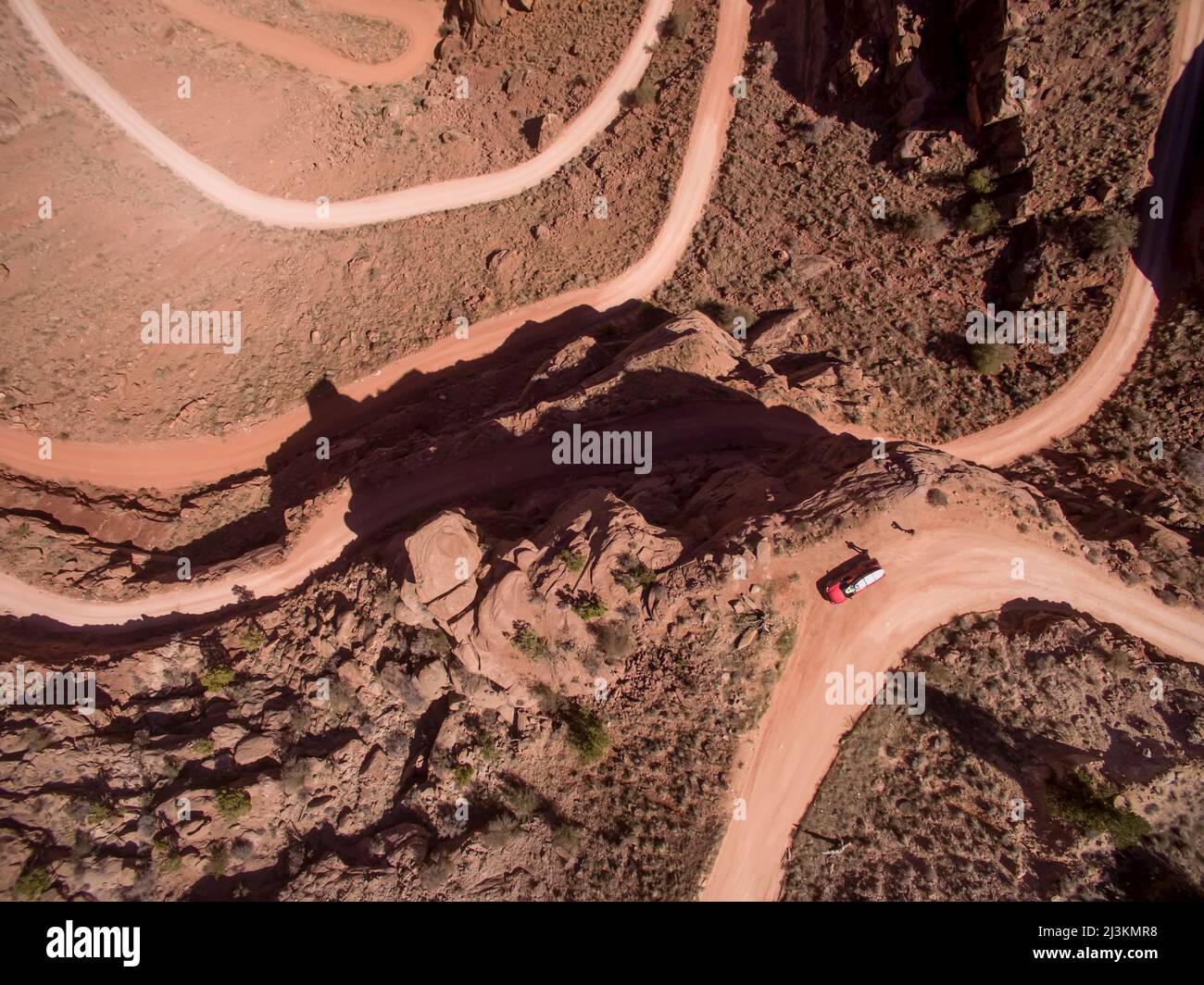Moab desert aerial hi-res stock photography and images - Alamy