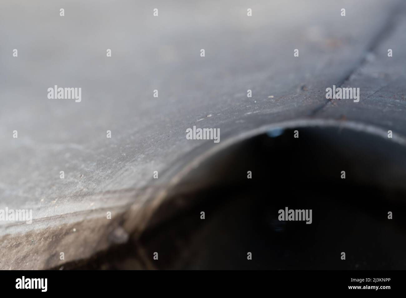 water surface level view from inside a concrete culvert Stock Photo - Alamy
