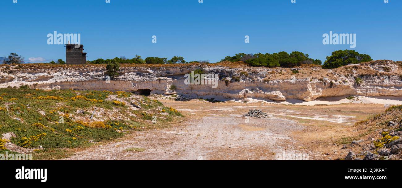 The quarry where prison inmates had to work breaking rocks on Robben ...