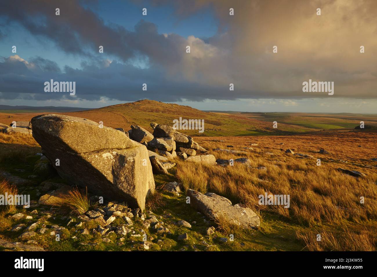 Rocks on rough tor sunset hi-res stock photography and images - Alamy