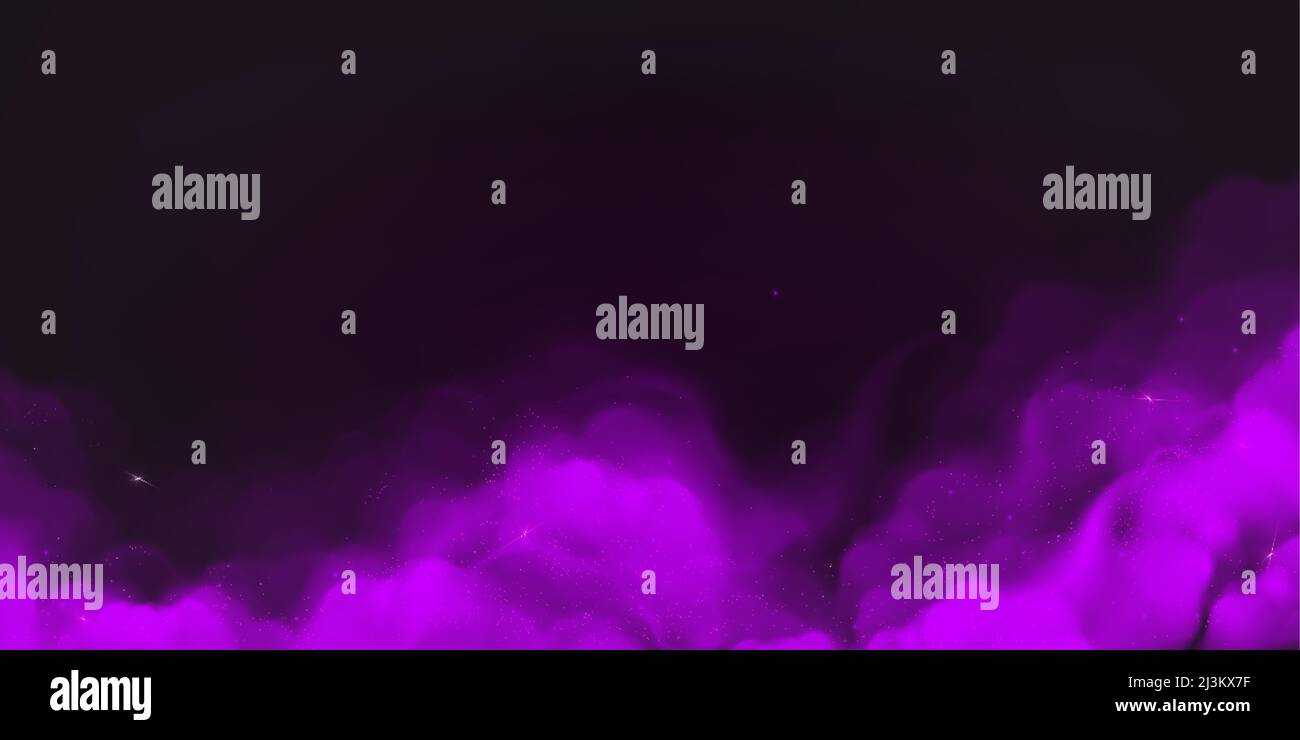 Purple powder clouds texture. Abstract effect of color mist or smog ...