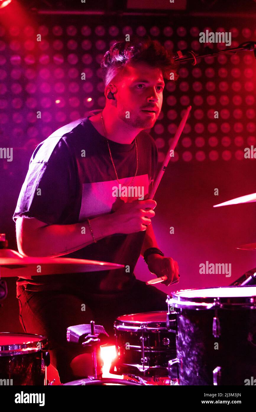 Milan Italy. 08 April 2022. The canadian duo THE BLUE STONES performs ...