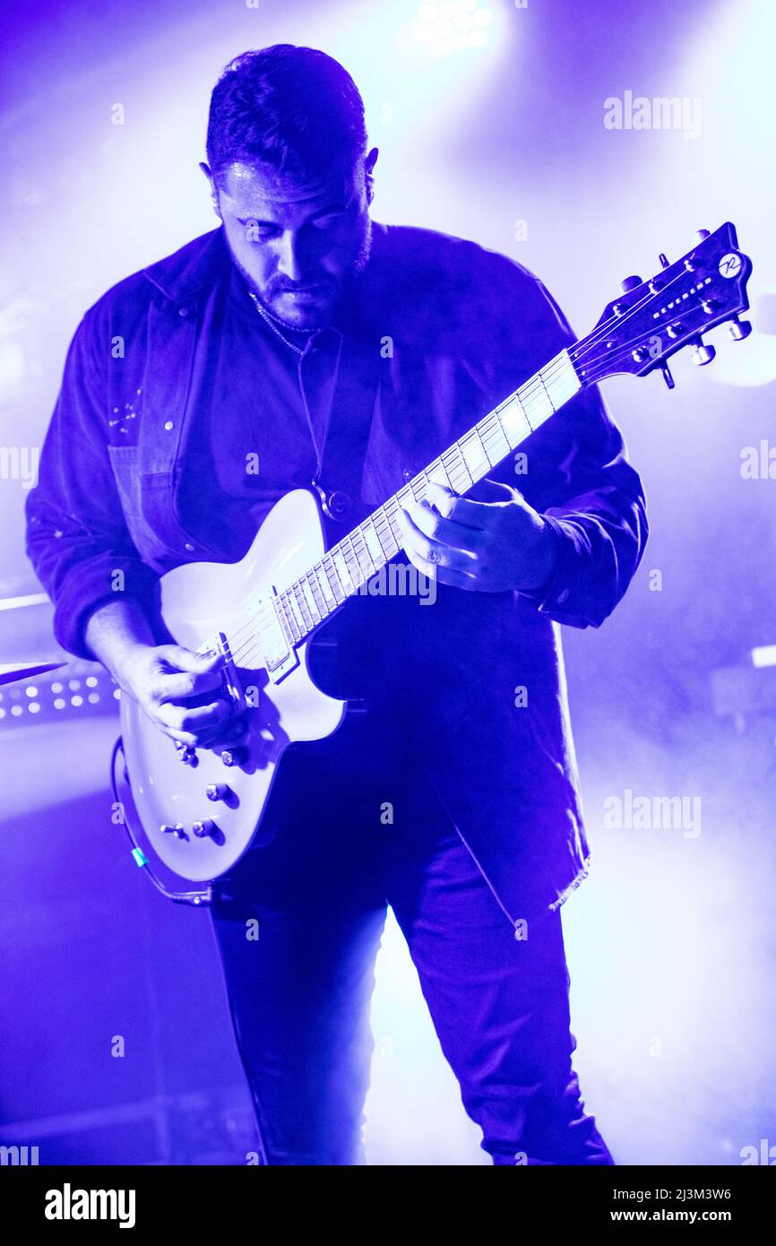 Milan Italy. 08 April 2022. The canadian duo THE BLUE STONES performs ...