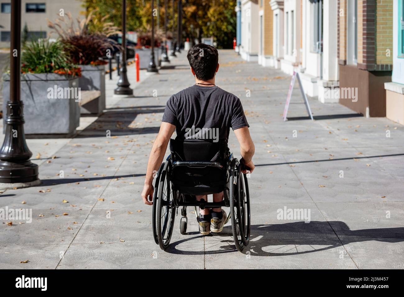 Sidewalk paraplegic hi-res stock photography and images - Alamy