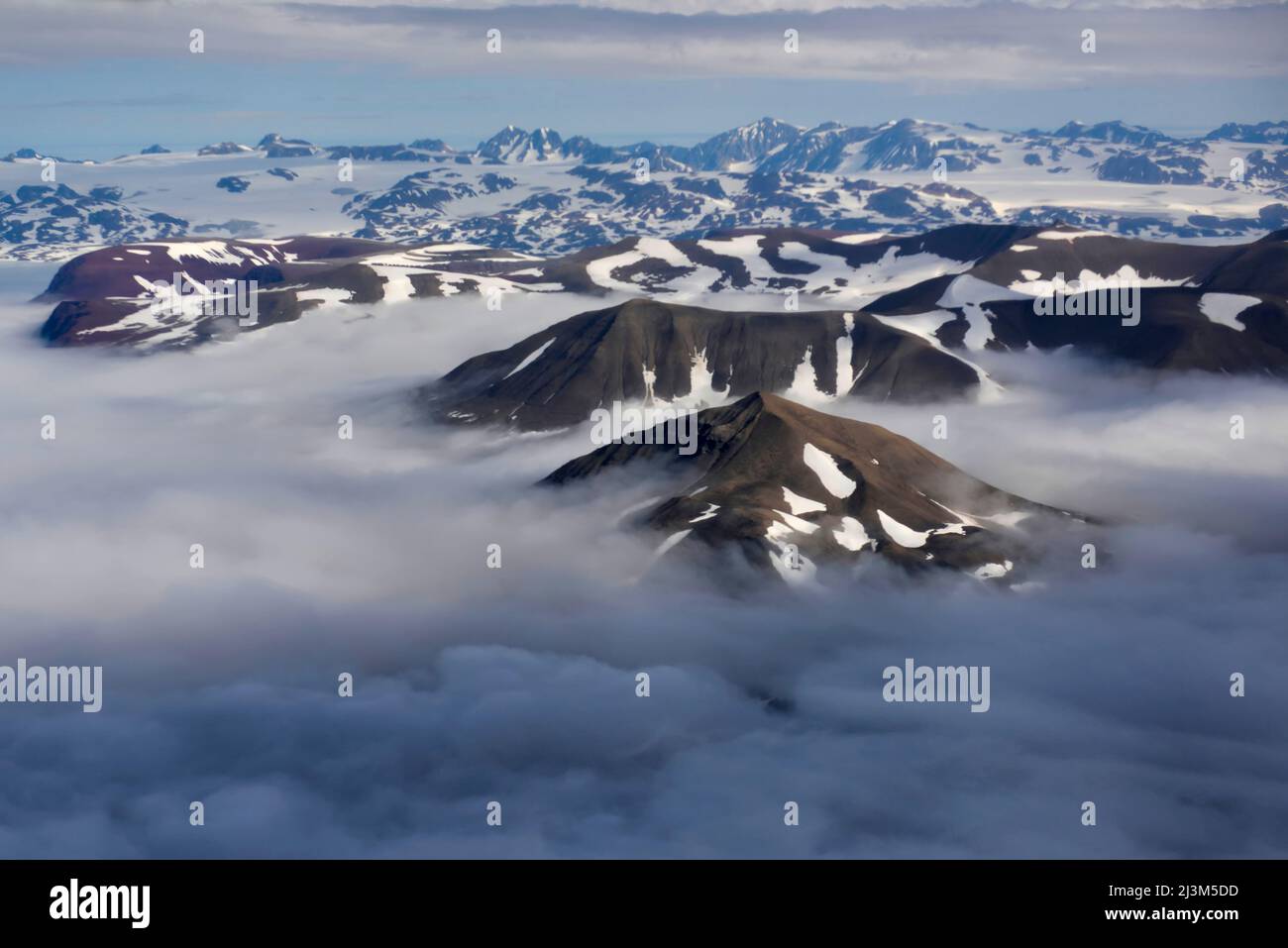 View out of the window of the Twin Otter plane during our flight up ...