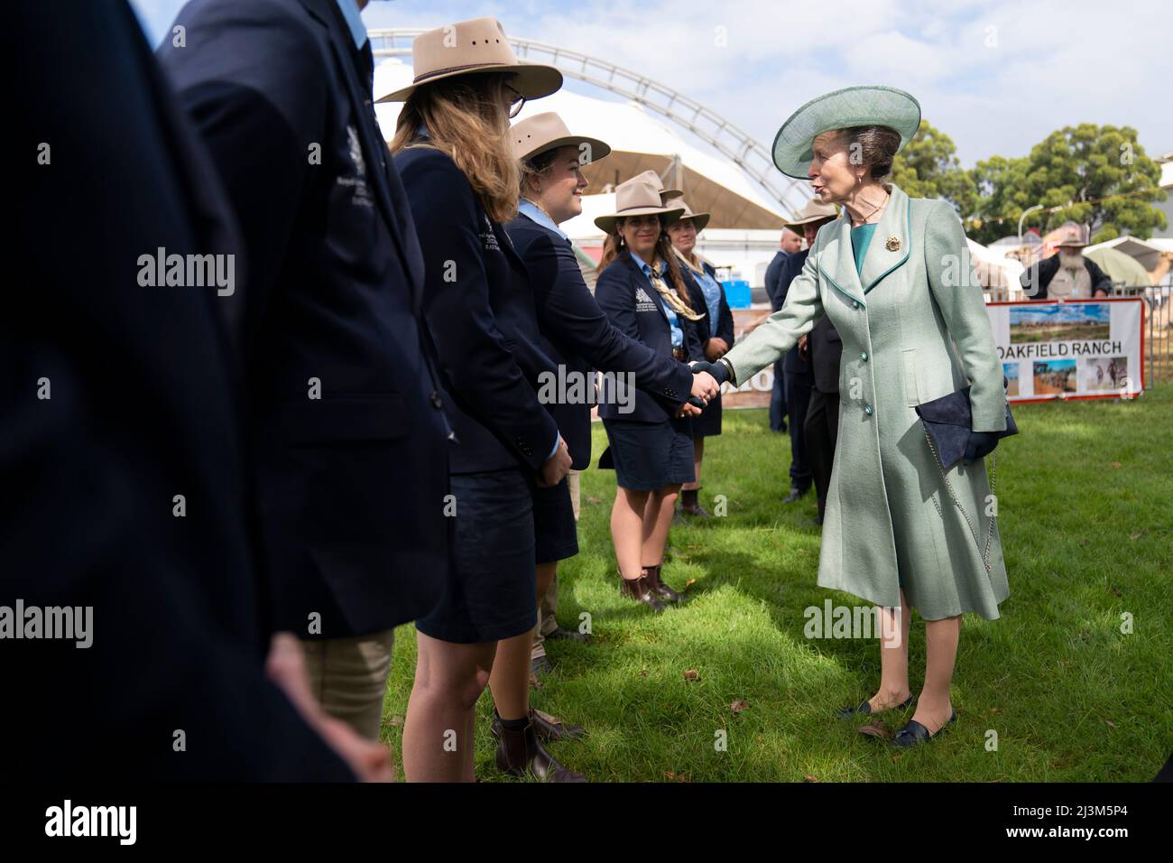 The Princess Royal speaks to Rural Achievers, who have taken part in a ...