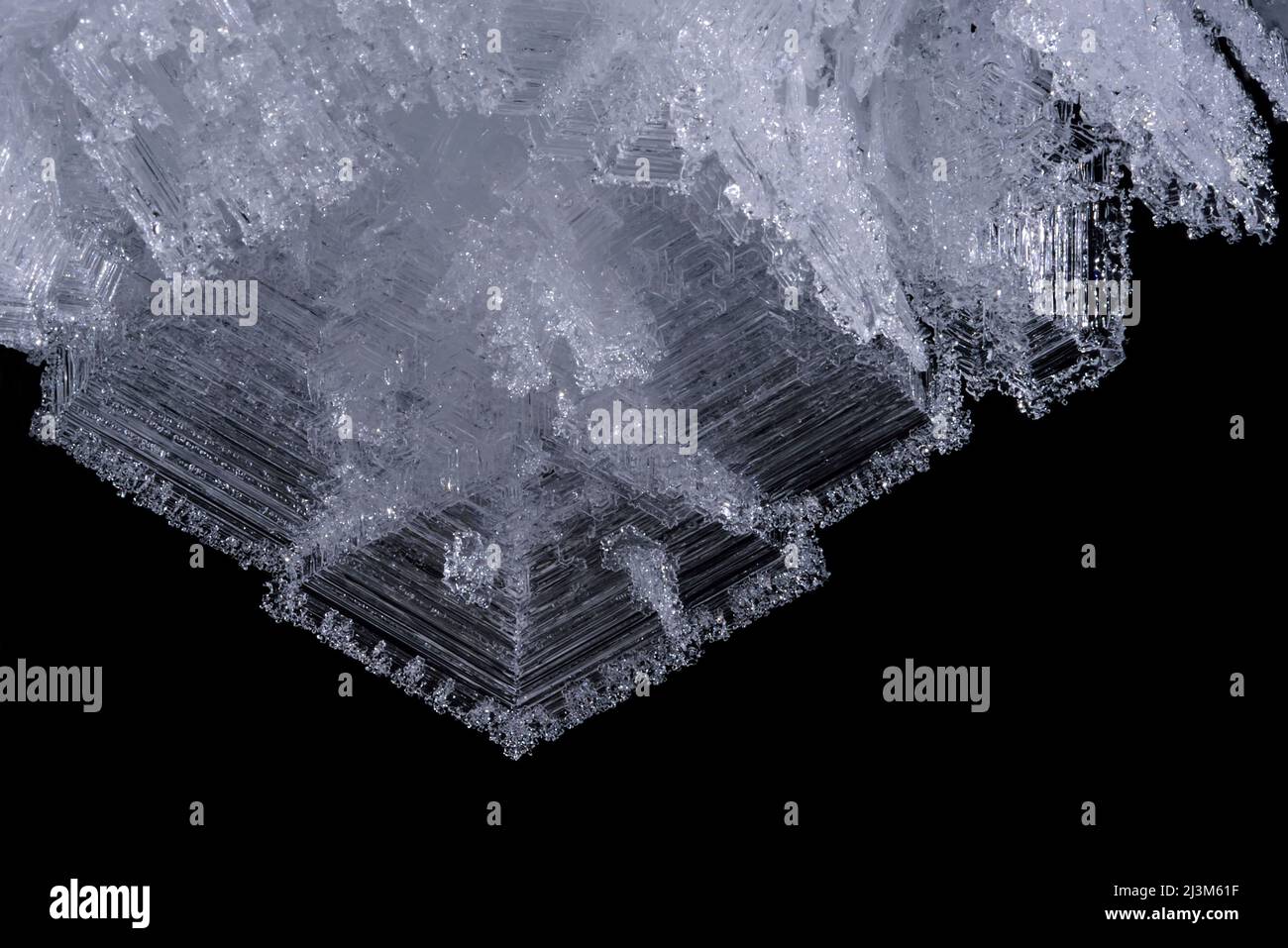 Ice formations inside Eisriesenwelt Eishoehle in Werfen, Austria ...