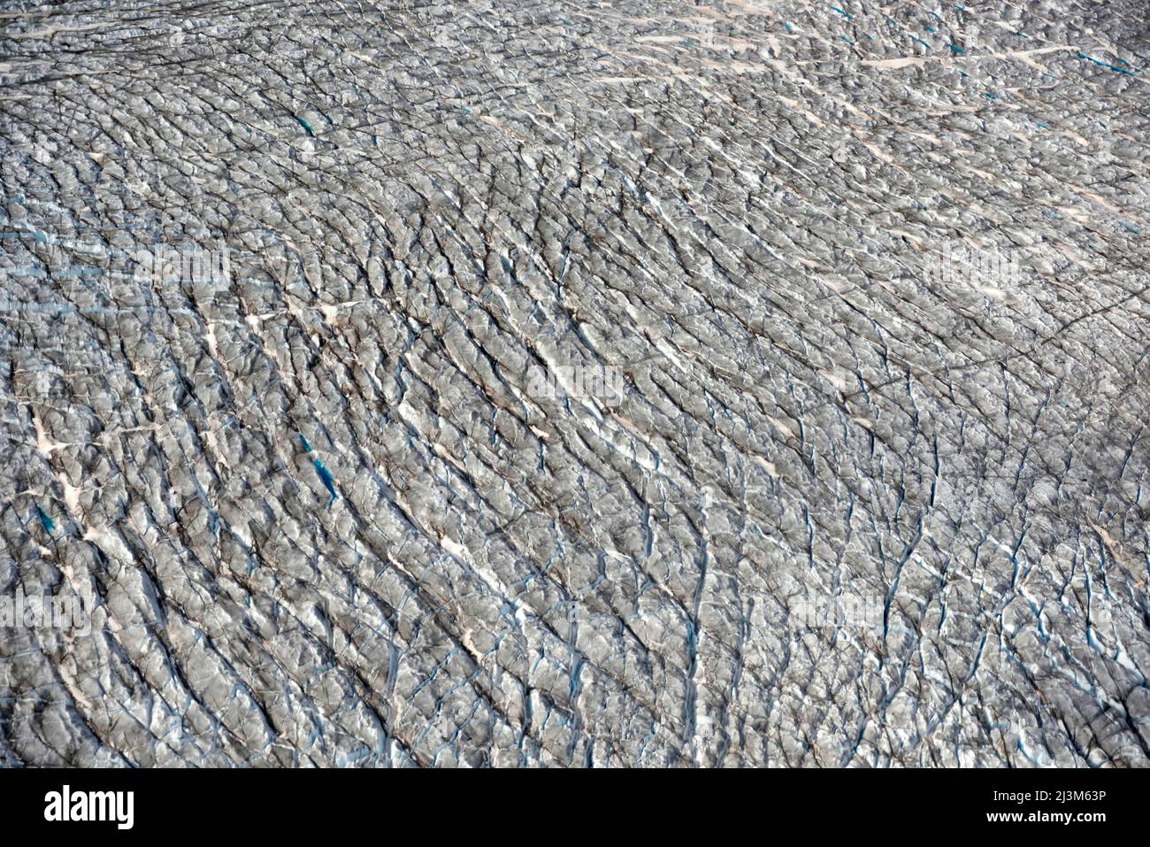 Surface structure of glacier ice cap.; Greenland Stock Photo - Alamy
