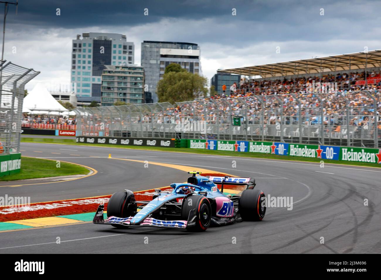 Melbourne, Australia. 9th Apr, 2022. #31 Esteban Ocon (FRA, BWT Alpine ...