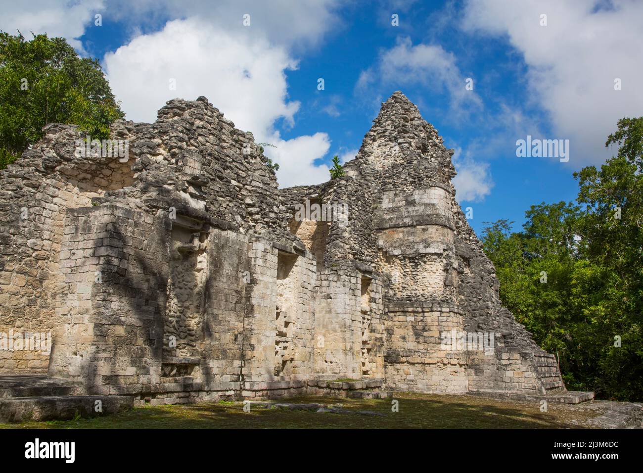 Structure 1, Mayan Ruins, Chicanna Archaeological Zone; Chicanna ...