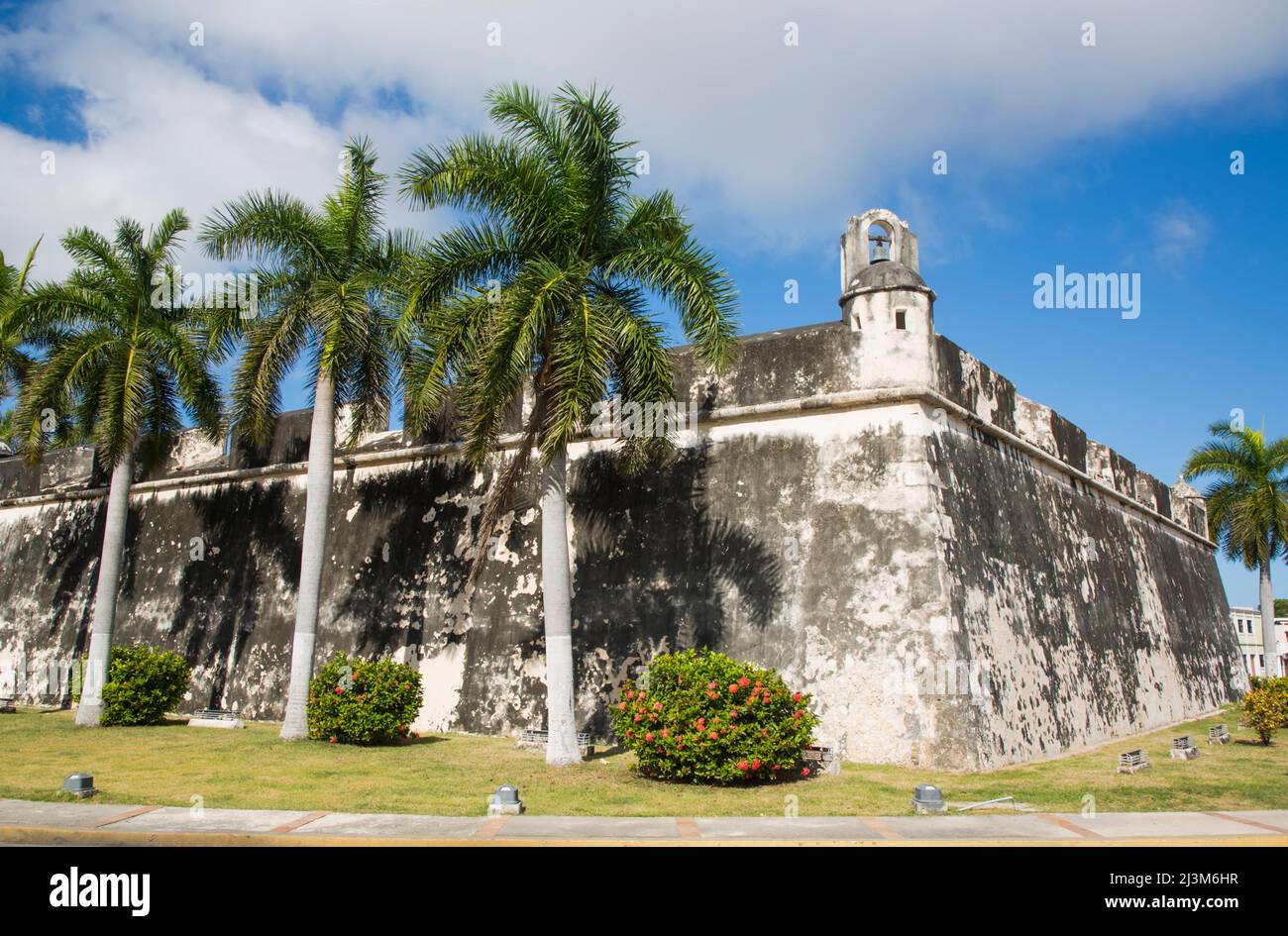 Fortified Colonial Wall, Old Town of San Francisco de Campeche, UNESCO ...
