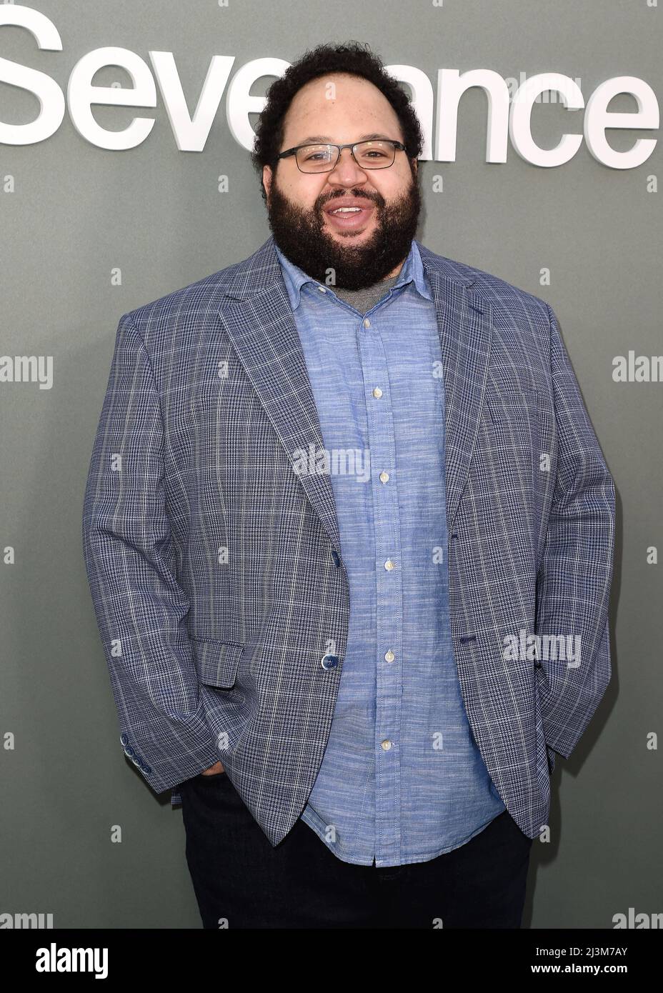 Zach Cherry walking on the red carpet at Apple Original Series ...