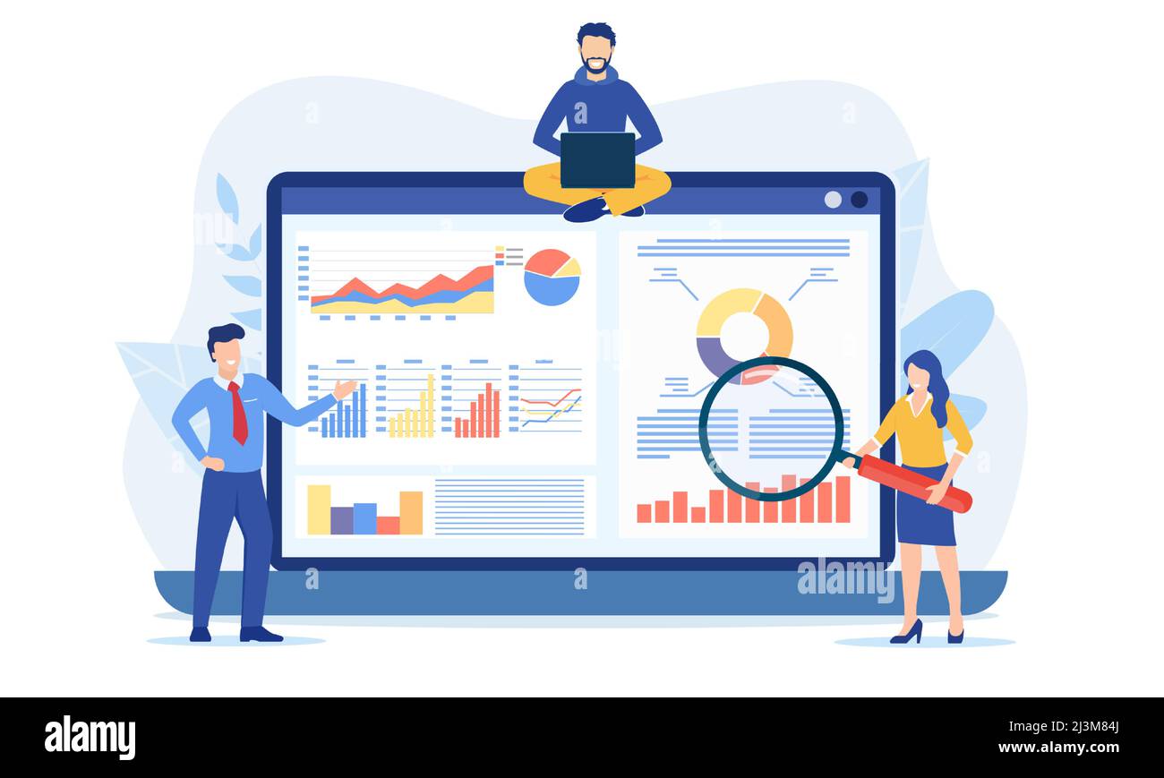 Data analytics, dashboard Stock Vector Image & Art - Alamy