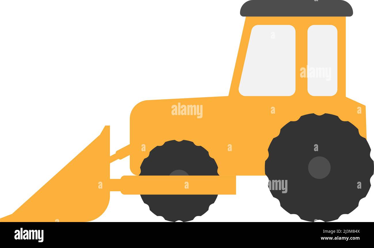 Bullldozer Cut Out Stock Images & Pictures - Alamy