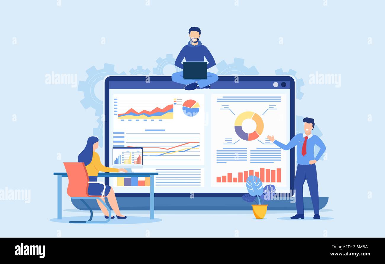 Data analytics, dashboard Stock Vector Image & Art - Alamy