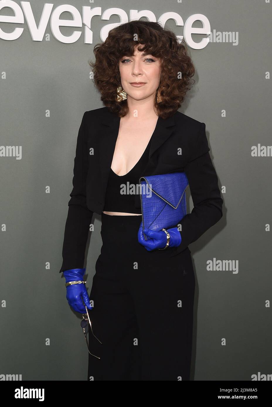 Jen Tullock walking on the red carpet at Apple Original Series ...