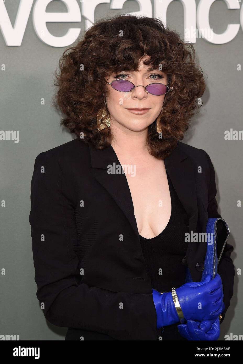 Jen Tullock walking on the red carpet at Apple Original Series ...