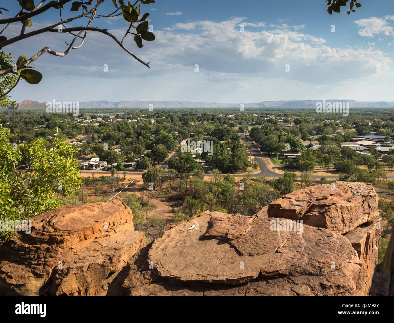 Kununurra from Kellys Knob, East KImberley Stock Photo - Alamy