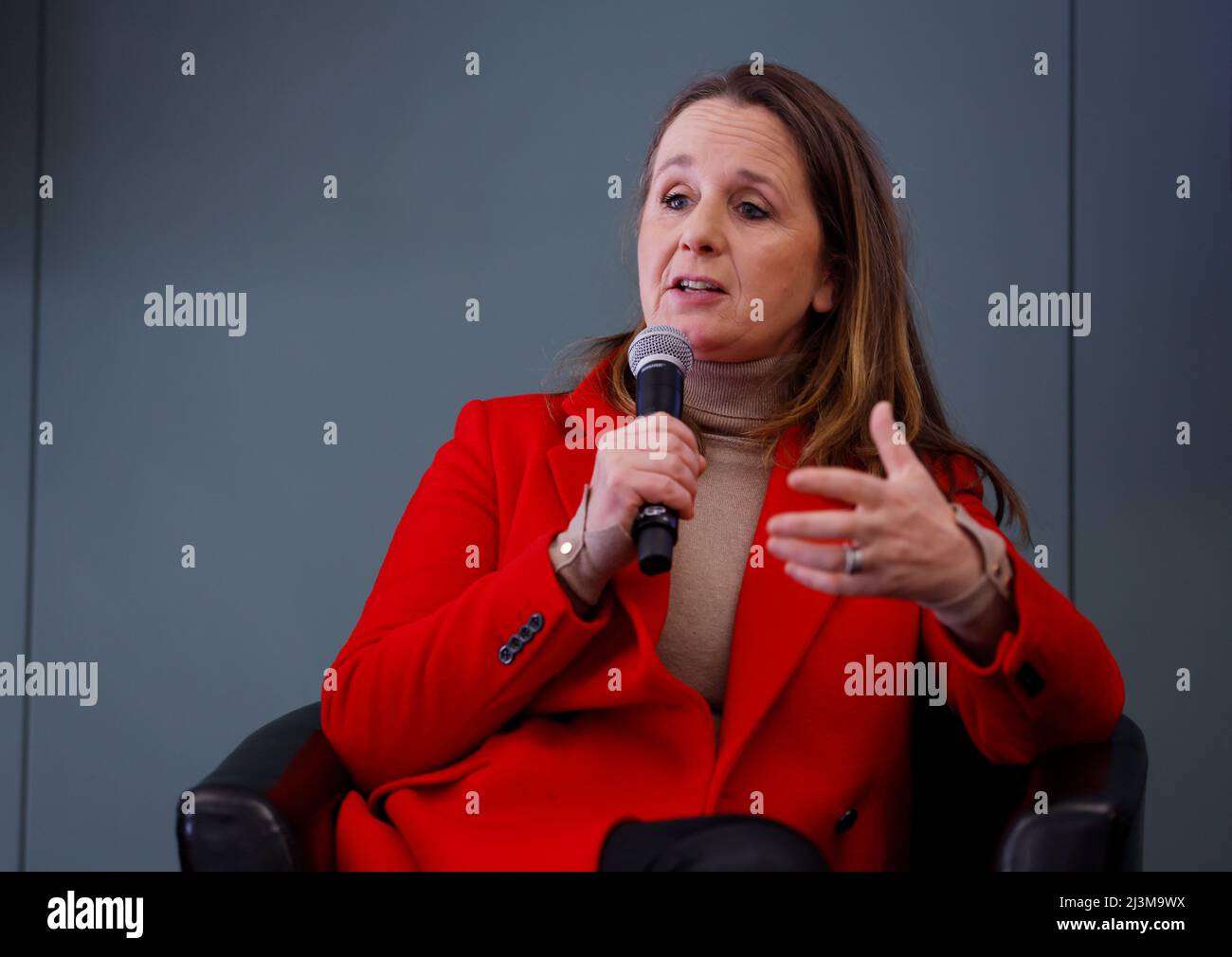Alice Plunkett during the Aintree Grand Womens Summit during Ladies Day ...