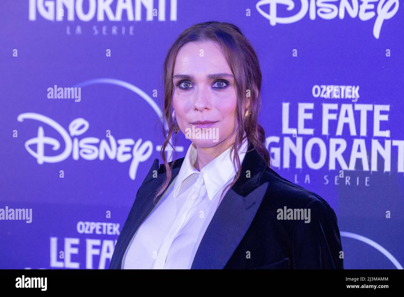 Rome, Italy. 08th Apr, 2022. Lucrezia Guidone attends the premiere of ...