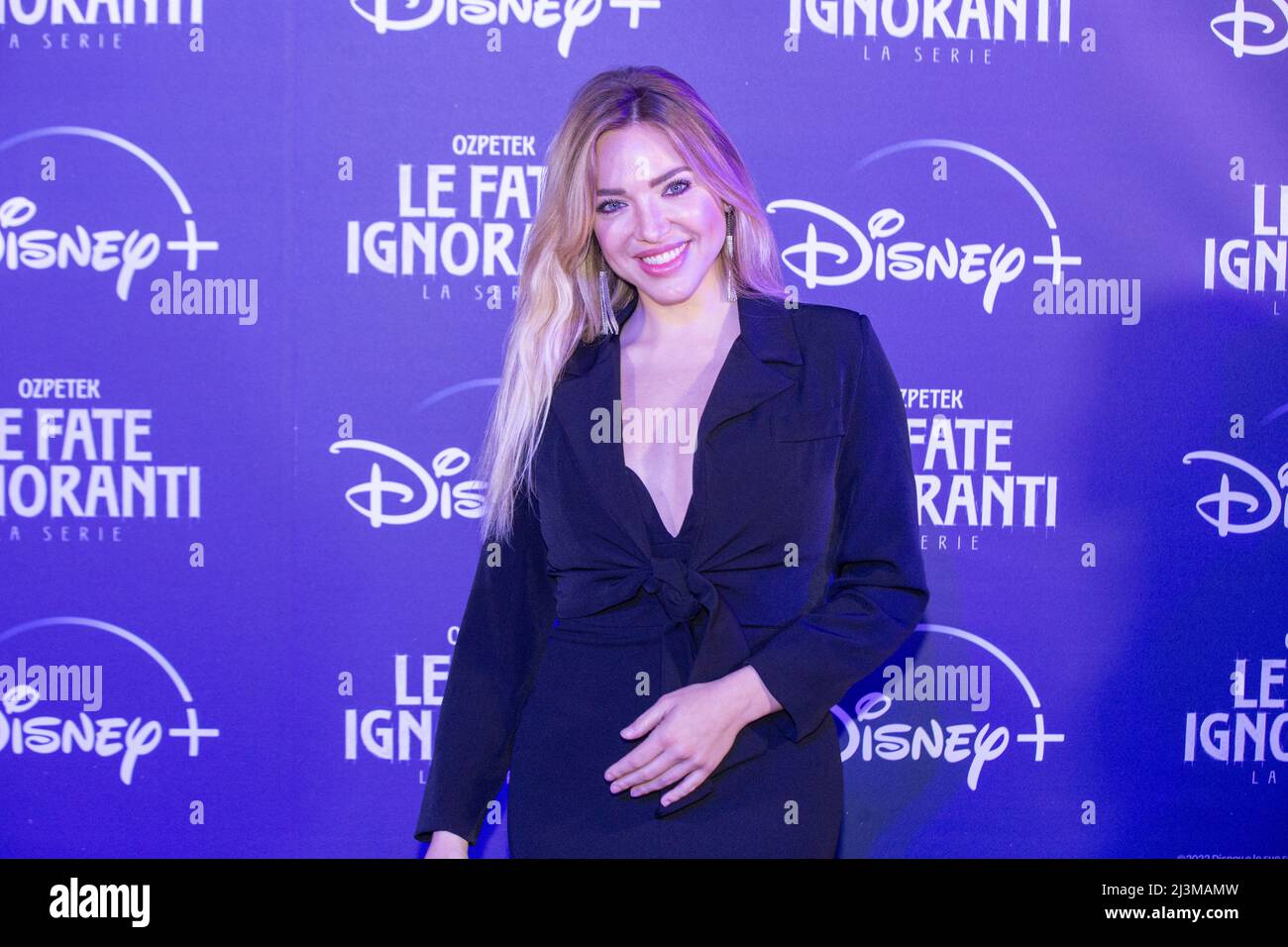 Rome, Italy. 08th Apr, 2022. Carolina Rey attends the premiere of TV ...