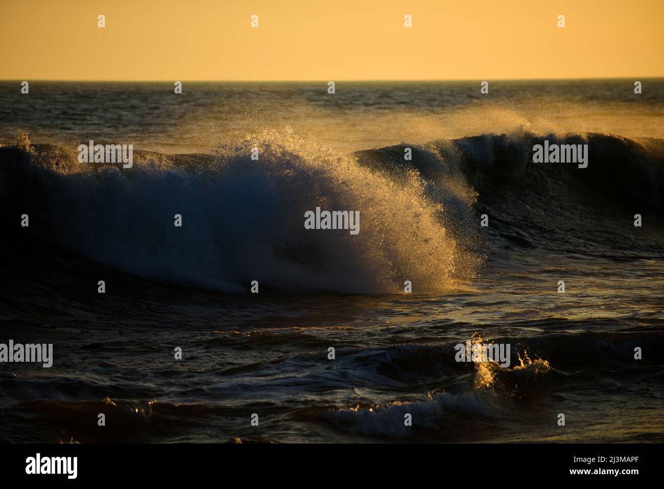 Sea waves background. Beach sunrise over the tropical sea. Colorful ...