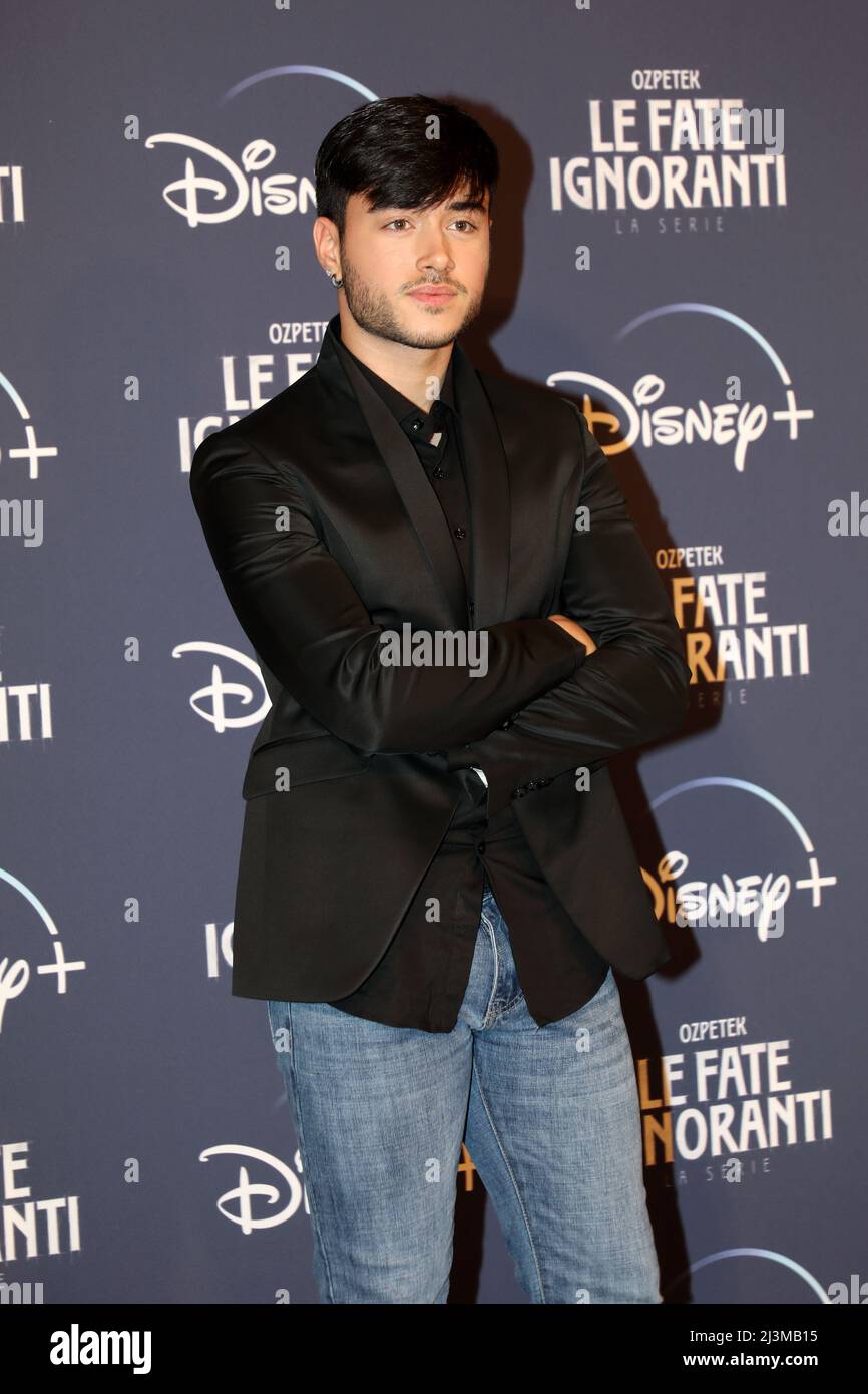 Rome, Italy. 08th Apr, 2022. Samuel Garofalo attend the photocall of ...