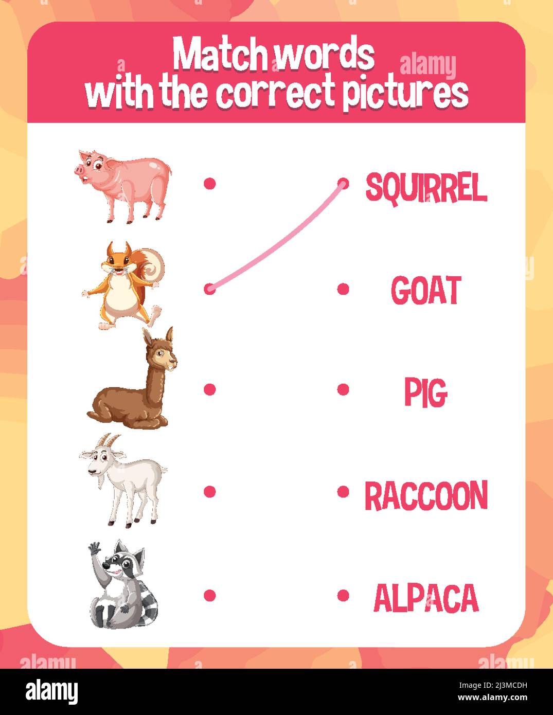 Fun animal boardgame template illustration Stock Vector Image & Art - Alamy