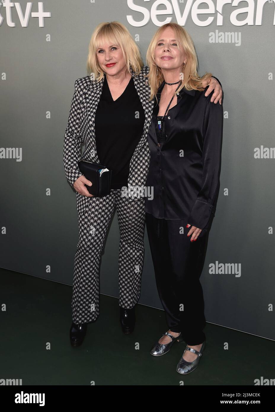 Patricia Arquette and Rosanna Arquette walking on the red carpet at ...